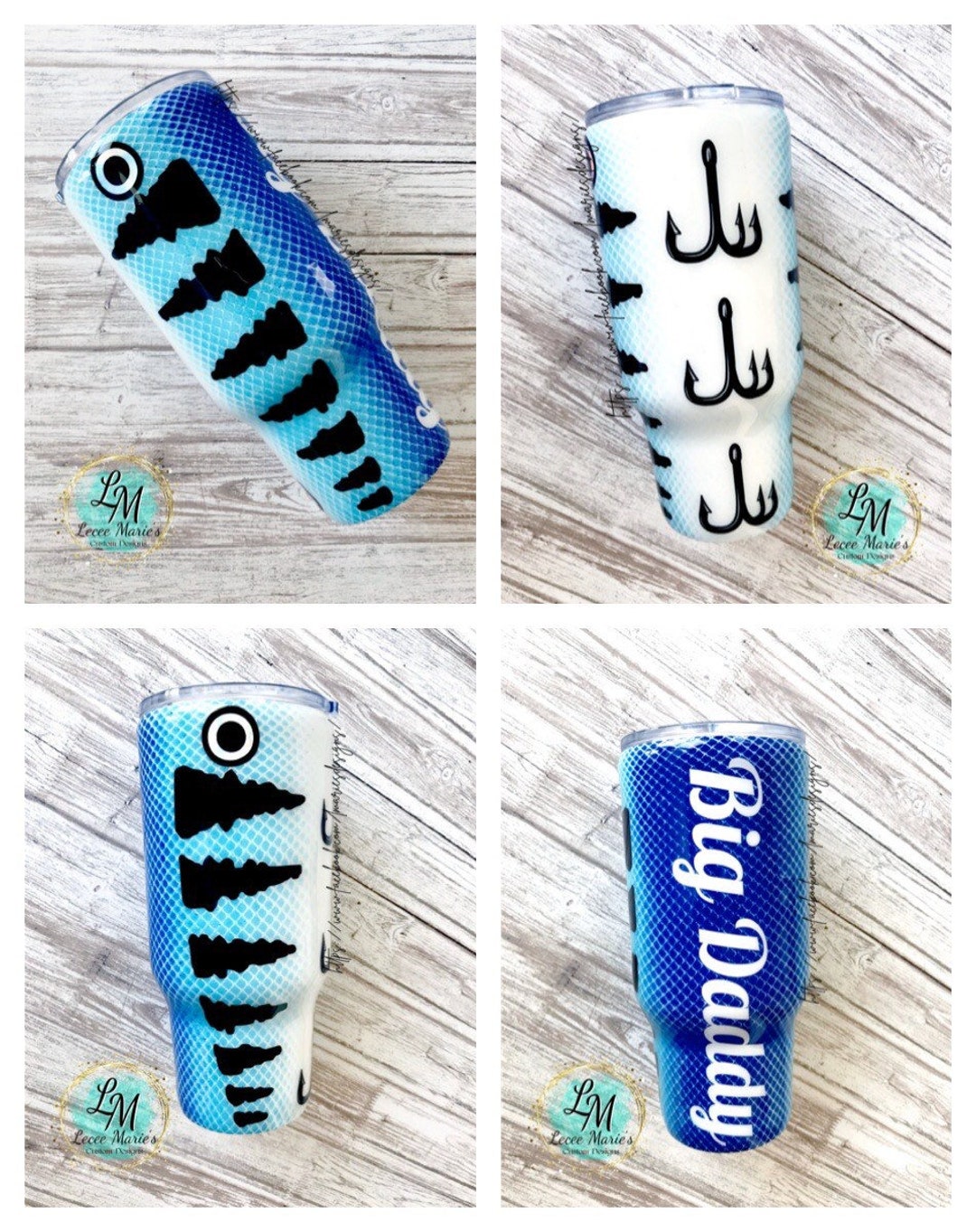 Fishing Lure Tumbler Fishing Lure Cup Mens Tumbler Lure Tumbler - Etsy