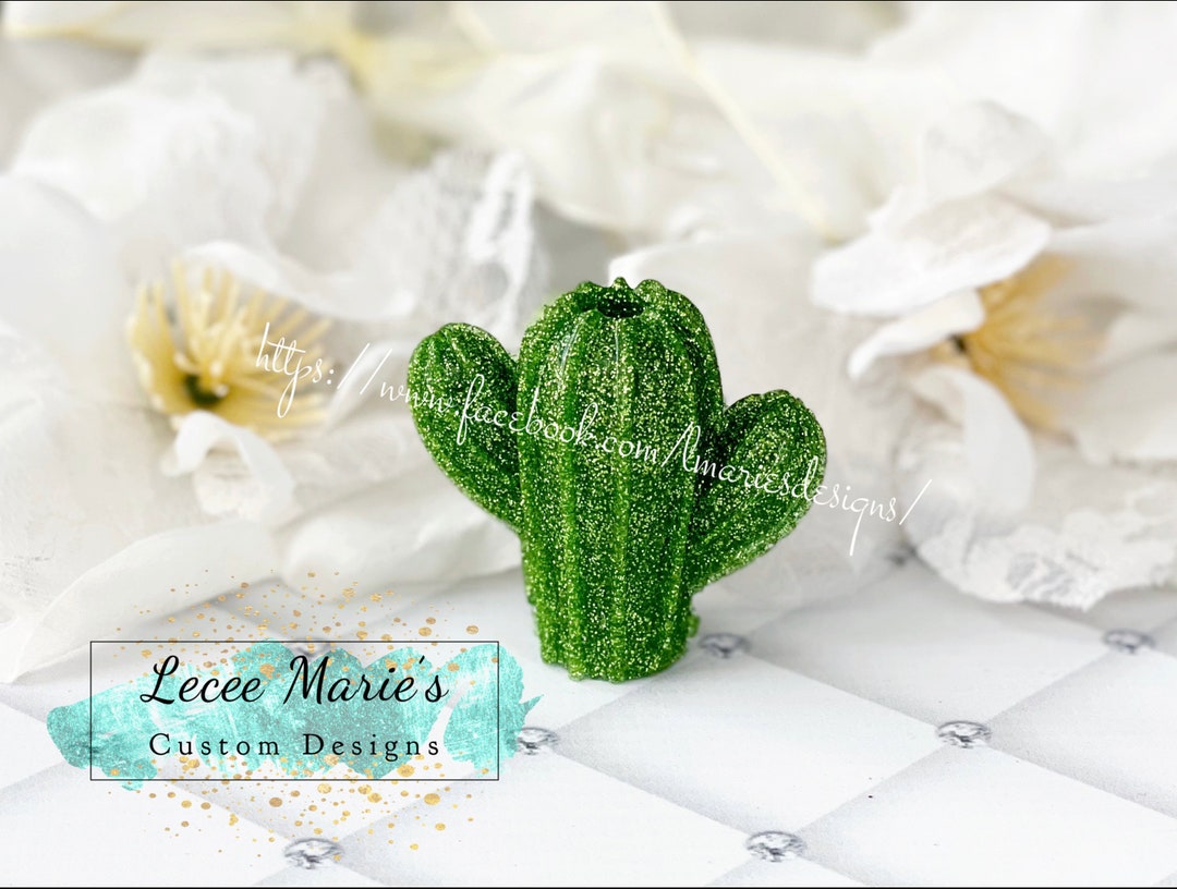 Cactus Straw Topper, Glitter Cactus Straw Decoration - Etsy