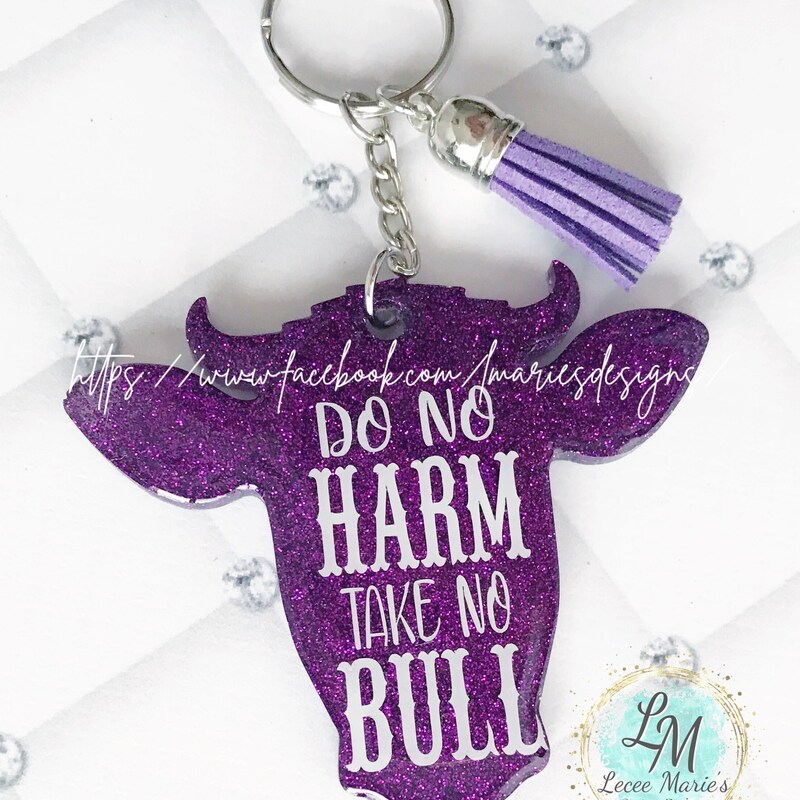 Bull Keychain - Etsy