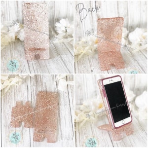 Glitter Phone Stand Epoxy Phone Stand Resin Phone Stand | Etsy