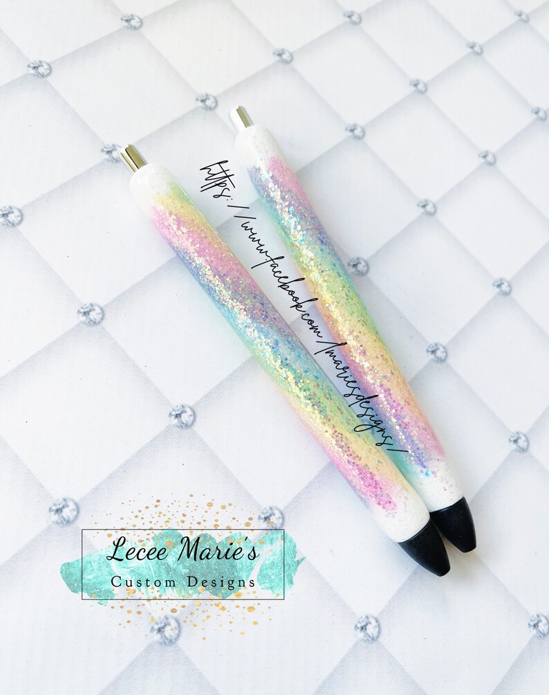 Glitter Ink Joy Pens Custom Glitter Pens Sparkly Pens | Etsy