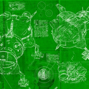 Red Dwarf / Starbug Aged Blueprint Specs. - Etsy