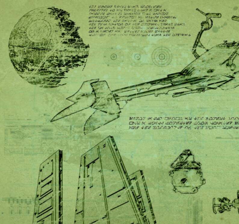Star Wars Blueprint - Endor Edition - Etsy