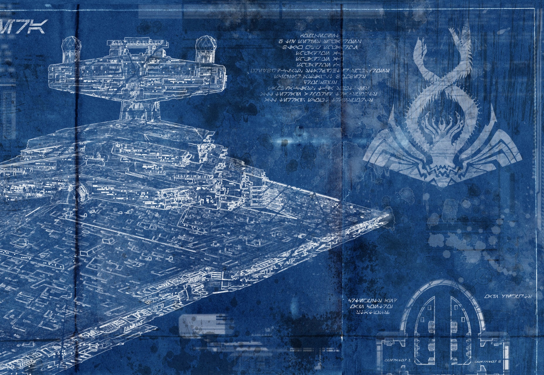 Chimaera Admiral Thrawn's Star Destroyer - Etsy