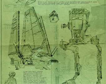 Star Wars Blueprint Tatooine Edition | Etsy