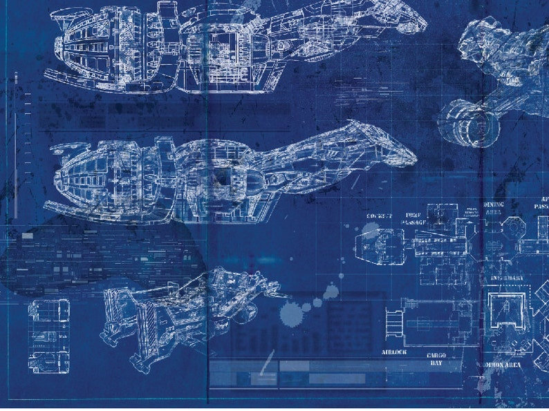 Firefly / Serenity Blueprint Art Print - Etsy