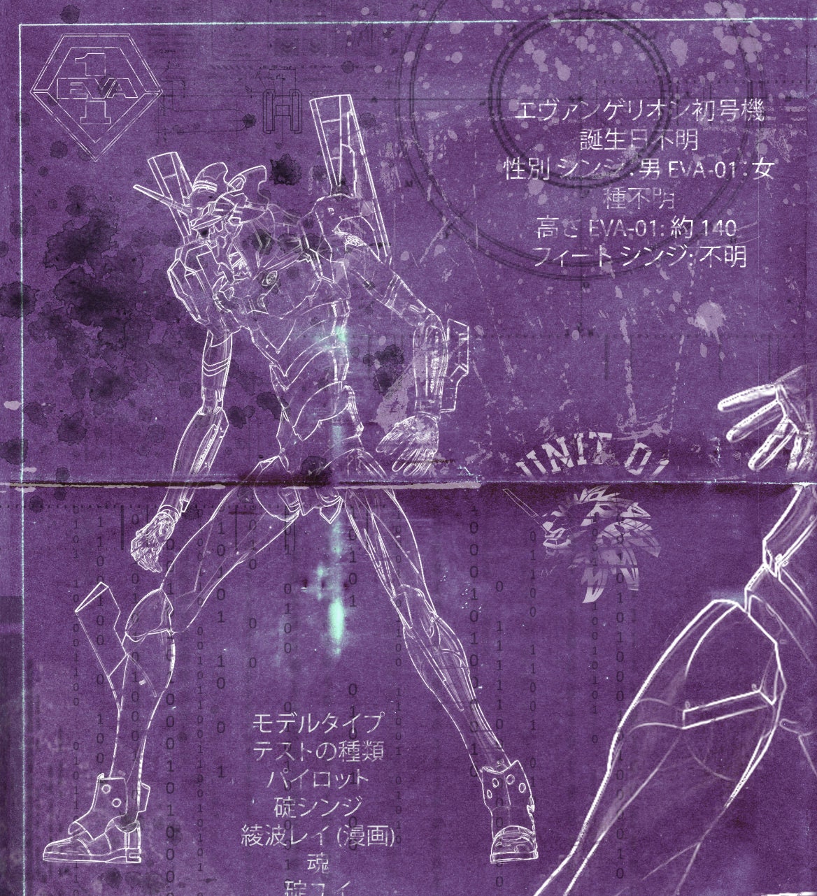 Evangelion Unit 01 - - Etsy