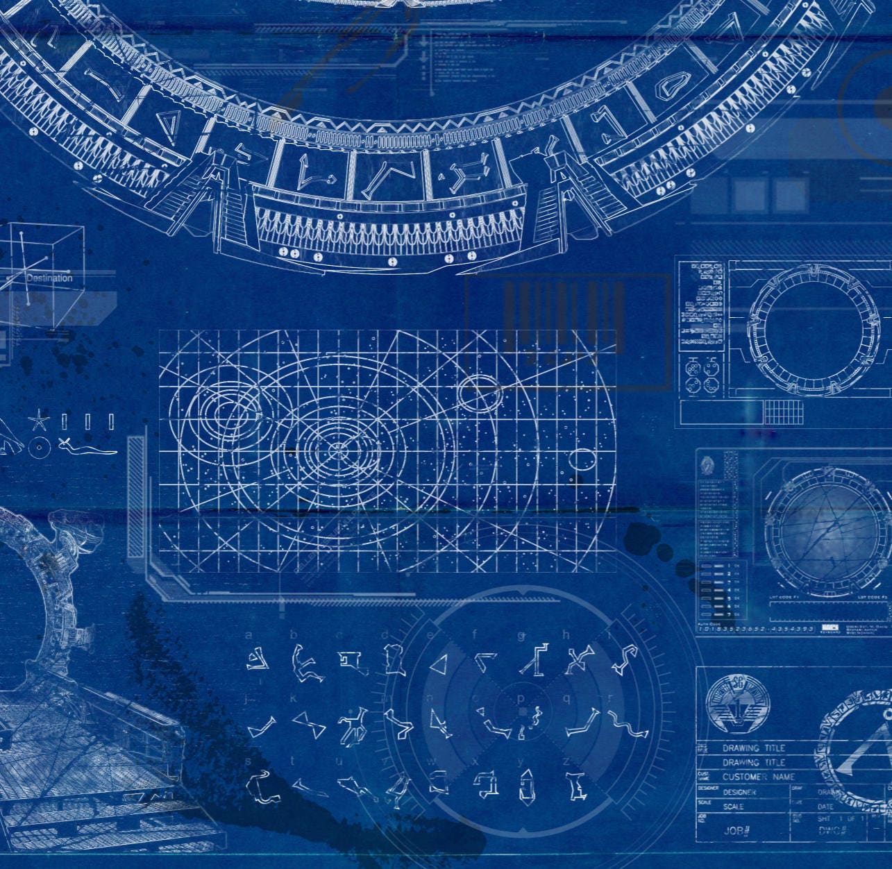 Stargate Spaceship Blueprints