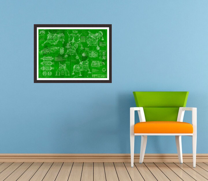 Red Dwarf / Starbug Aged Blueprint Specs. | Etsy UK