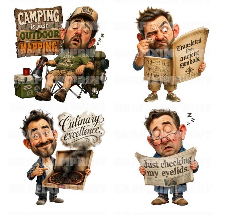 Dad Memes PNG Bundle | Funny Father Humour Clipart (digital Download ...