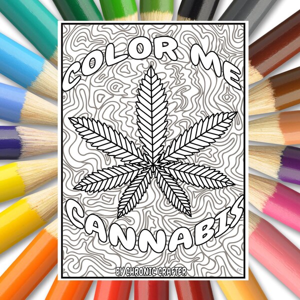 Weed Coloring - Etsy