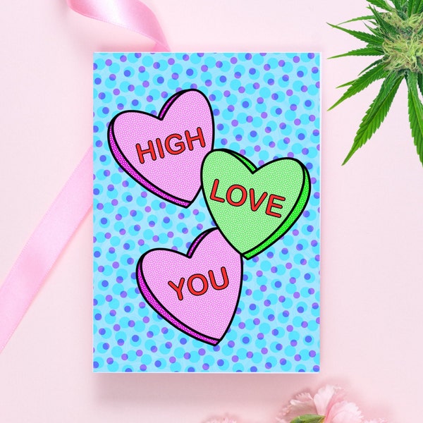 Weed Greeting Card - Etsy