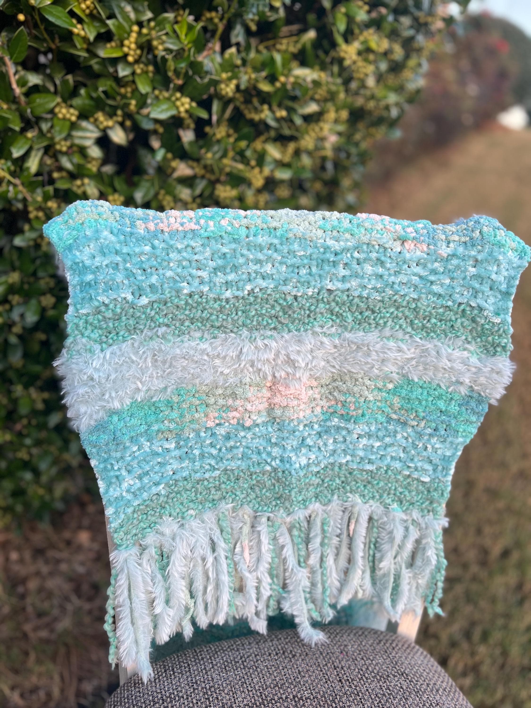 Hand-knit Prayer Shawl - “mint Condition” - Etsy