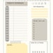 Yellow Daily Planner, Print-out, Minimal Aesthetic Yellow and White - Etsy