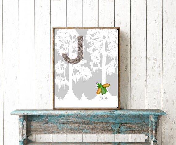 Bayou Alphabet Critters. Letter J. June Bug. Digital Download. | Etsy