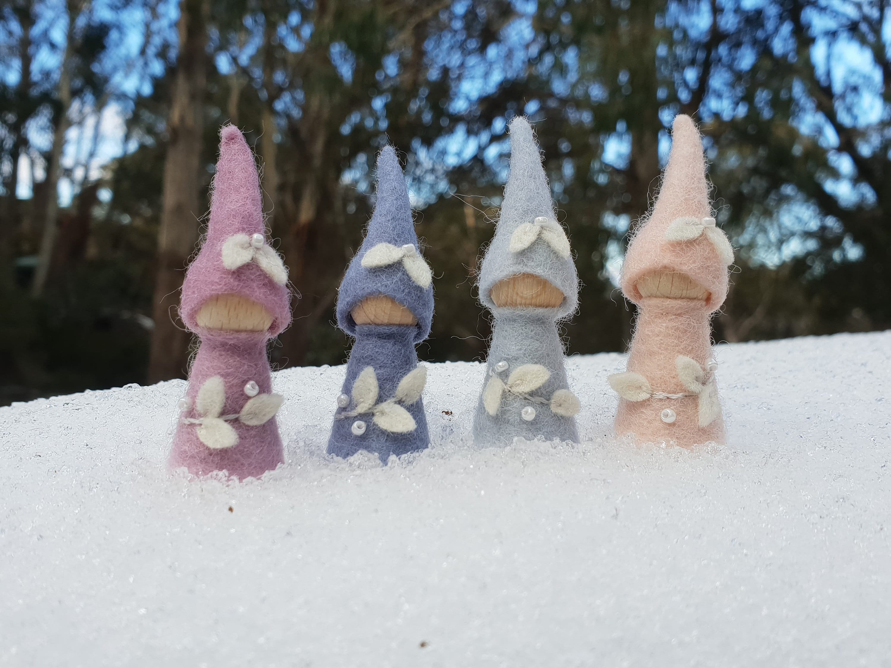 Winter Gnomes set of 4 - Etsy Denmark