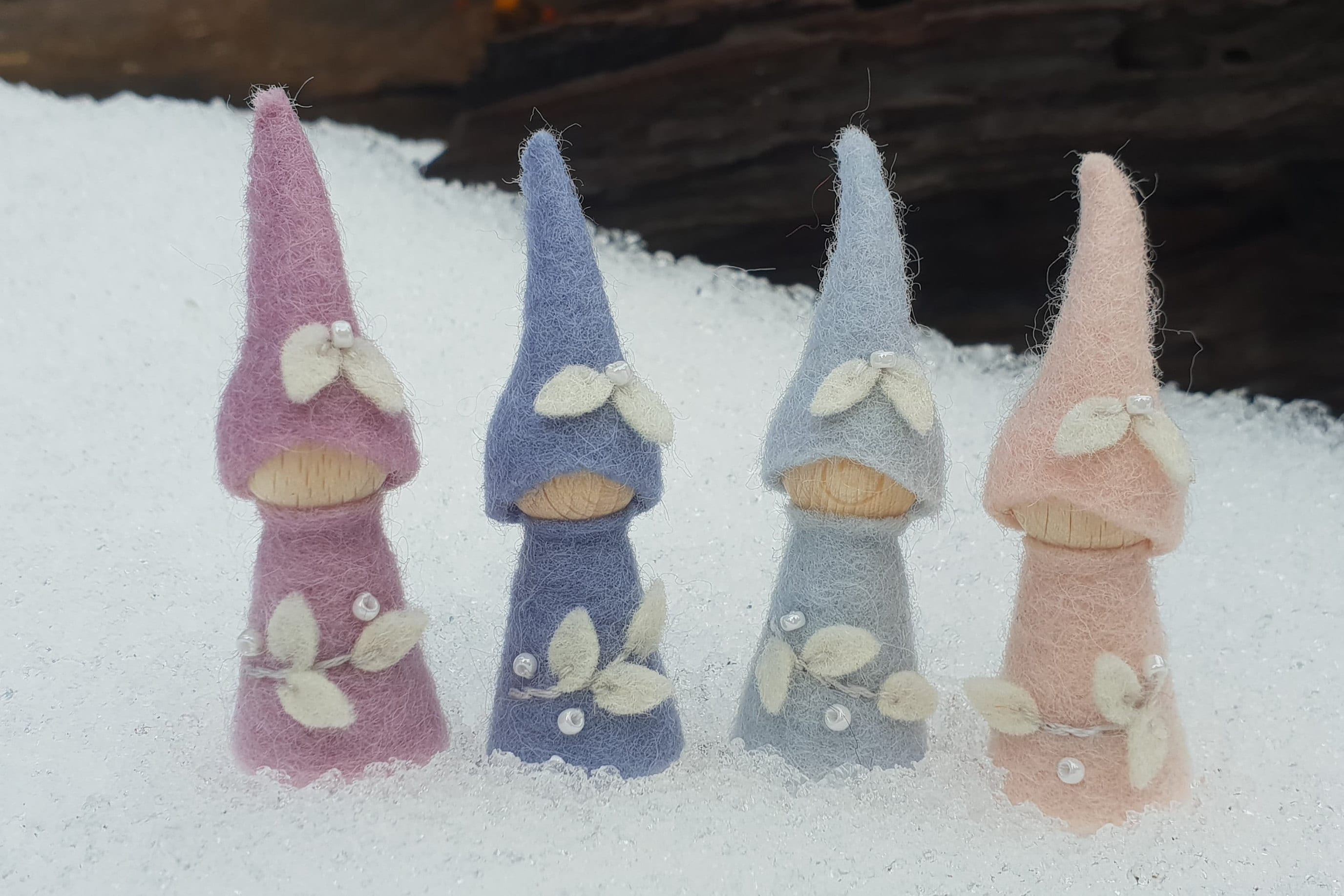 Winter Gnomes set of 4 - Etsy