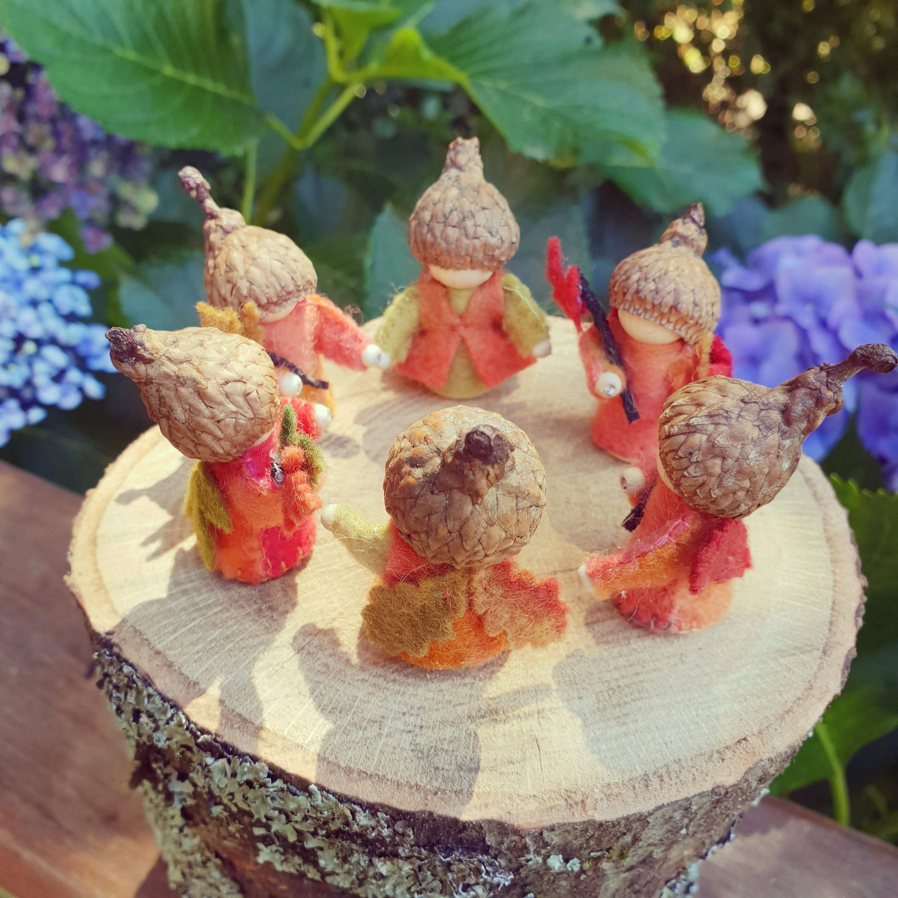 Acorn Gnomes (set of 3) - Etsy