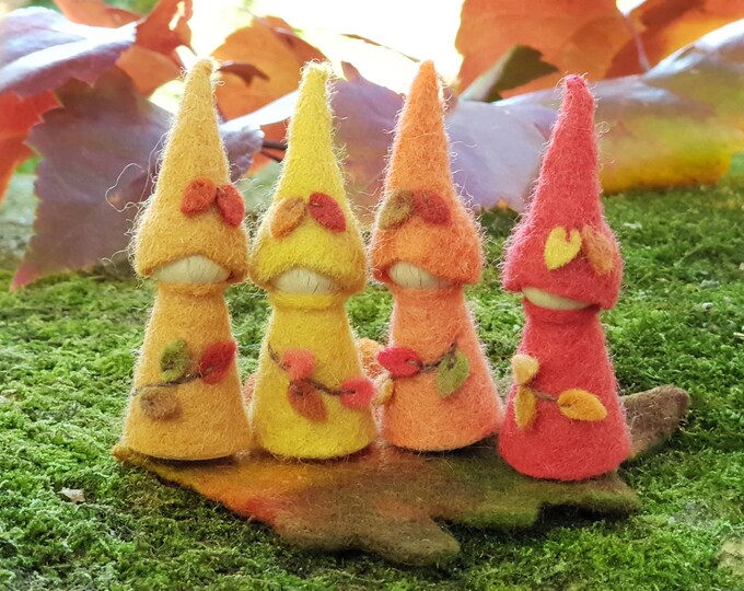 Autumn Gnomes set of 4 - Etsy Australia