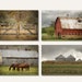 Rustic Farmhouse Print Set Set of 4 Country Decor Photos - Etsy