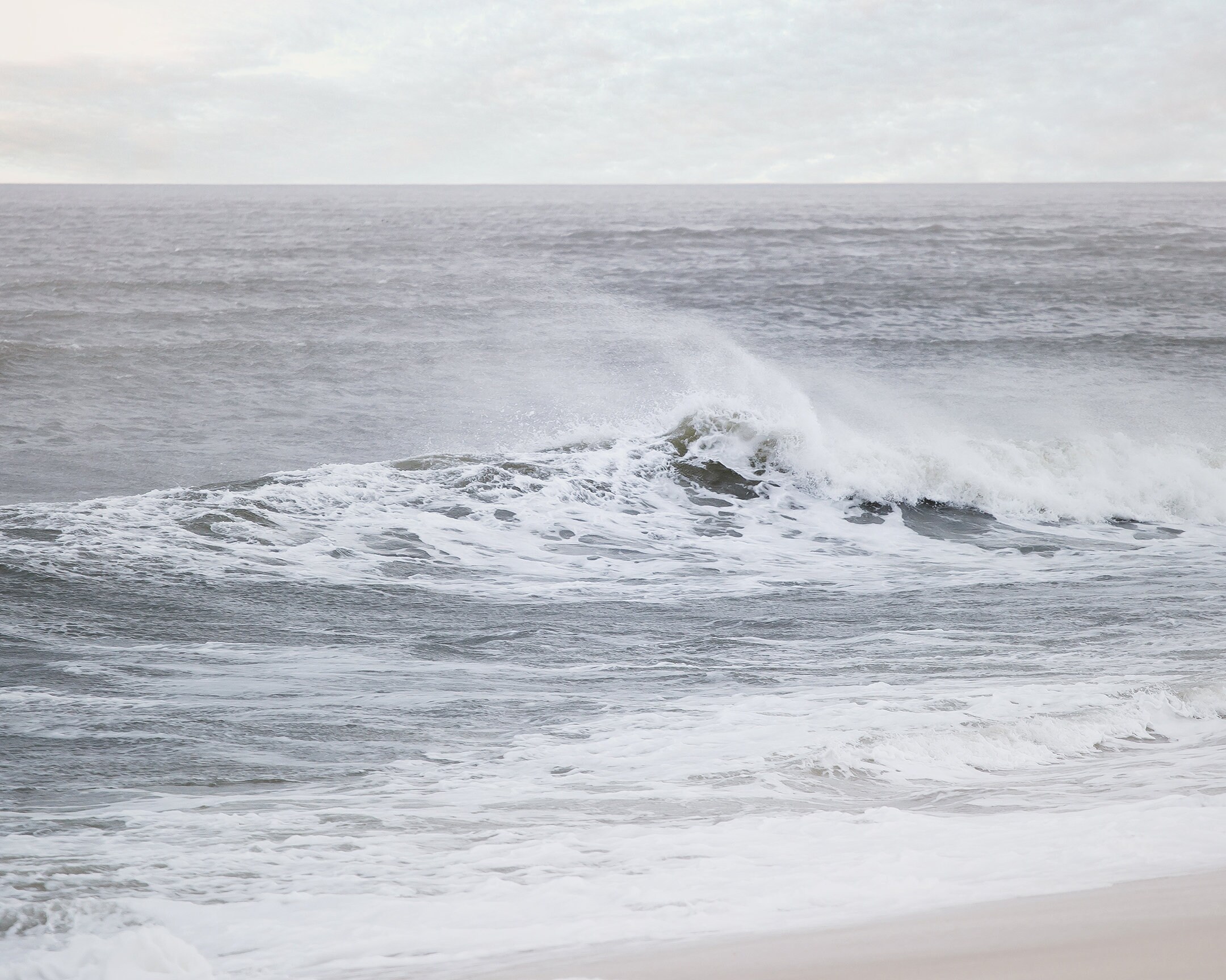 Blue and Grey Beach Photography Set of 4 Prints Ocean Art - Etsy