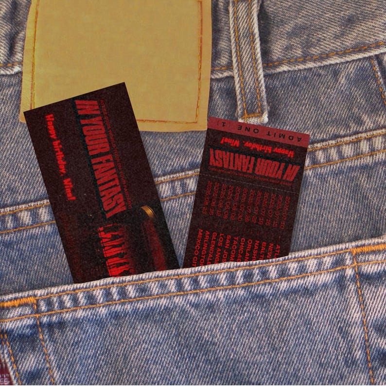 Editable ATEEZ Concert Tickets World Tour NA Ver. | Creative Digital ...