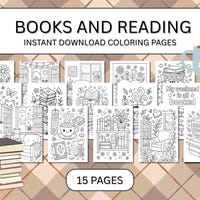 21 Aesthetic Room Coloring Book Pages, Coloring Pages for Kids and ...