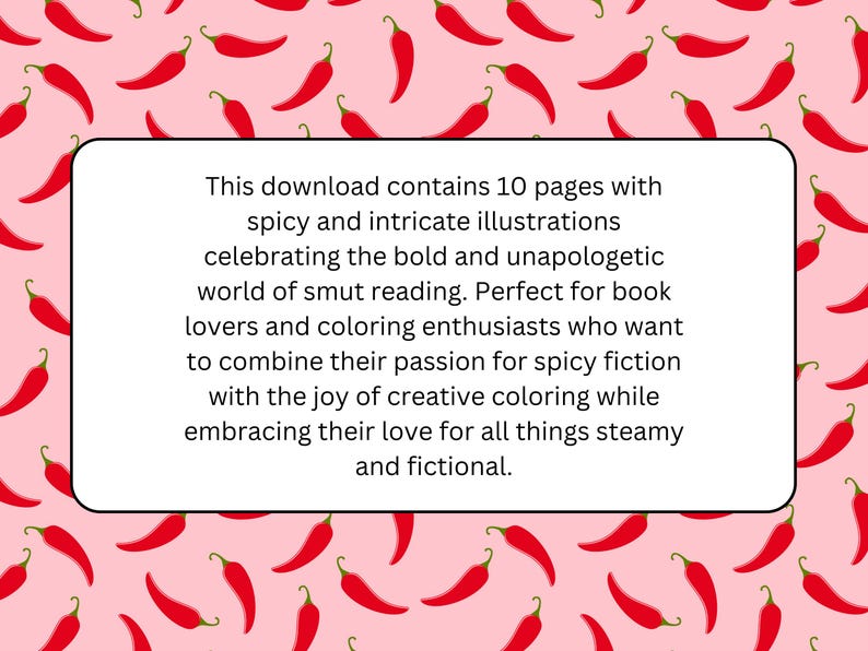 Spicy Book Quotes Coloring Pages: Smut Reader Gift (A4 PDF Files) - Etsy