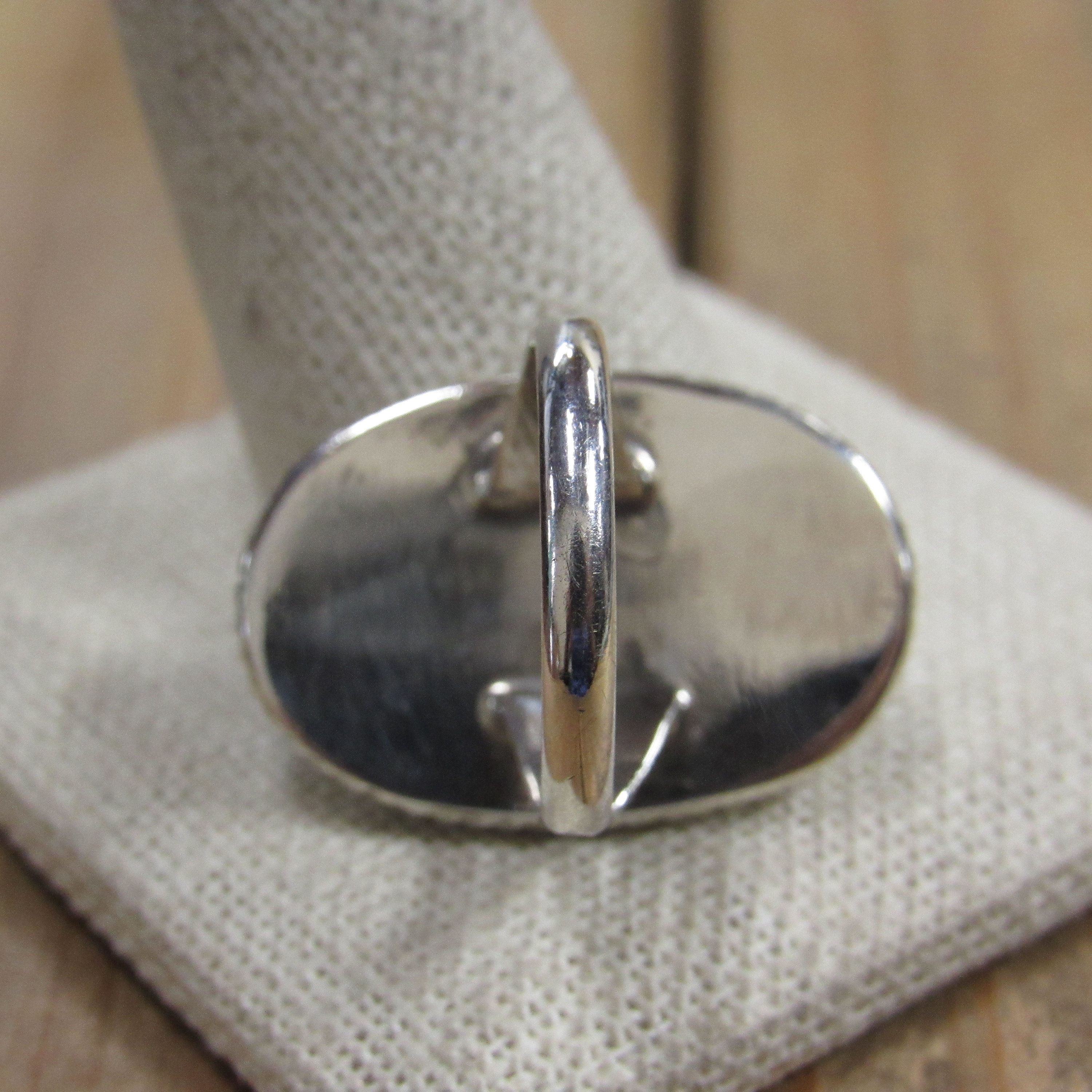 Oval Vintage Sterling Silver Southwestern Multi Stone Inlay | Etsy