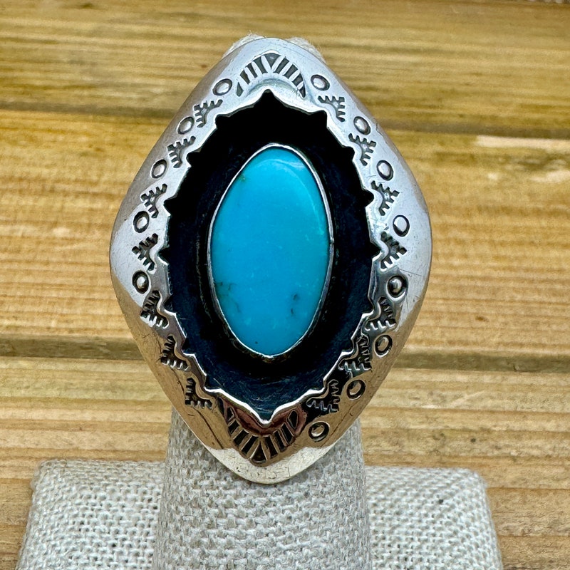 Shadow Box Turquoise Earrings - Etsy