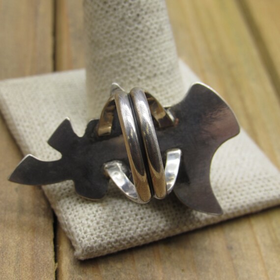 Vintage Sterling Silver Woman in Bonnet Side Profile … - Gem