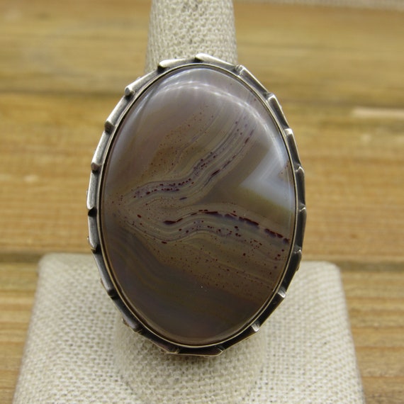 repurposed sterling silver brown - Gem