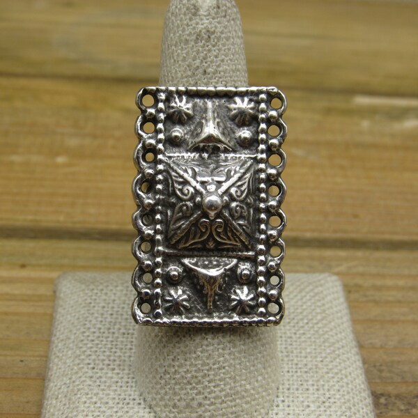 Repousse Ring - Etsy