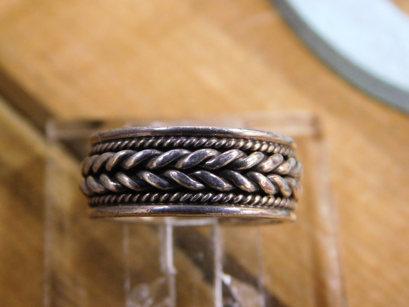 Rope Design Sterling Silver Band Ring Size 5.75 - Etsy