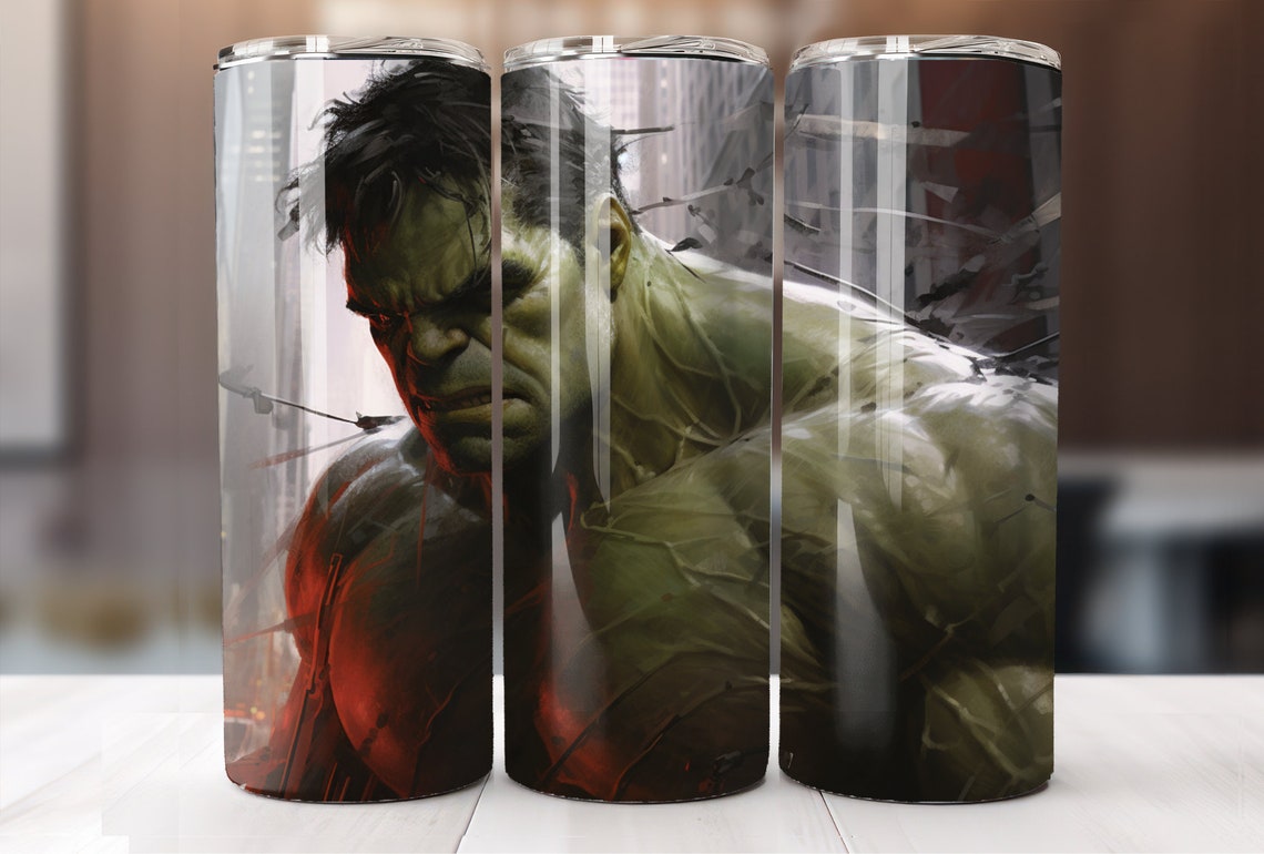 Hulk 2 PNG 20 Oz Skinny Tumbler Sublimation Design, Instant Digital ...