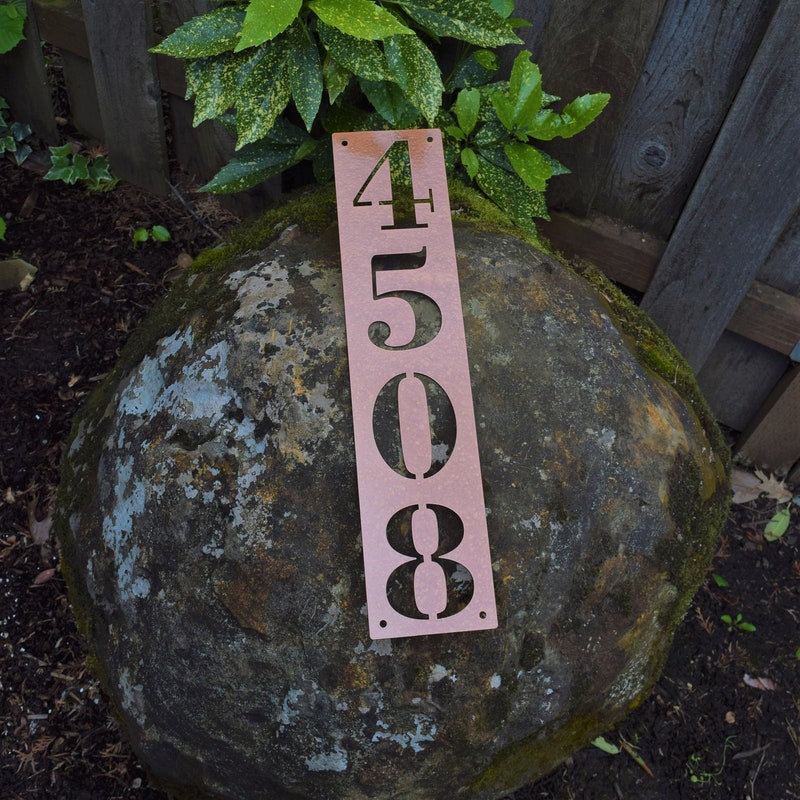Rustic House Numbers - Etsy