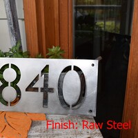 House Number Plaque - Etsy