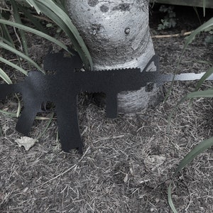 AR-15 Metal Gun Sign | Custom Metal Wall Art | Military Sign | Firearm ...
