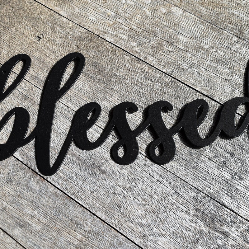 Blessed Sign - Etsy