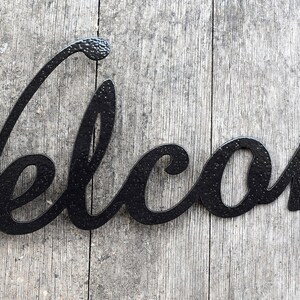 Metal Welcome Sign| Metal Wall Art| Monogram, Metal Art| Metal Wall ...