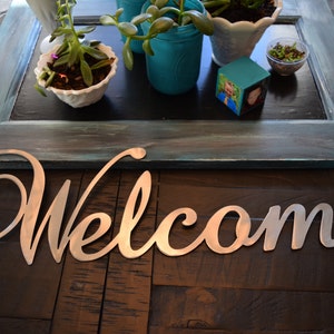 Metal Welcome Sign| Metal Wall Art| Monogram, Metal Art| Metal Wall ...