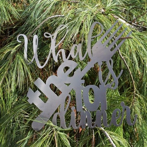 What the Fork is for Dinner | Kitchen Sign | Dinner Sign | Restaurant ...