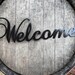 Metal Welcome Sign Metal Wall Art Monogram Metal Art Metal - Etsy