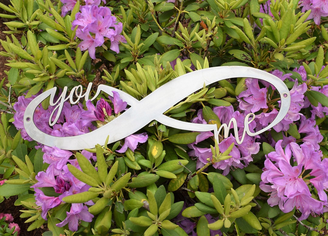 Metal Infinity Sign: You and Me, Love Symbol - Etsy