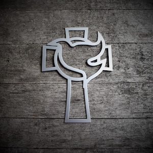 Dove and Cross Metal Sign Jesus Sign Christian Sign - Etsy
