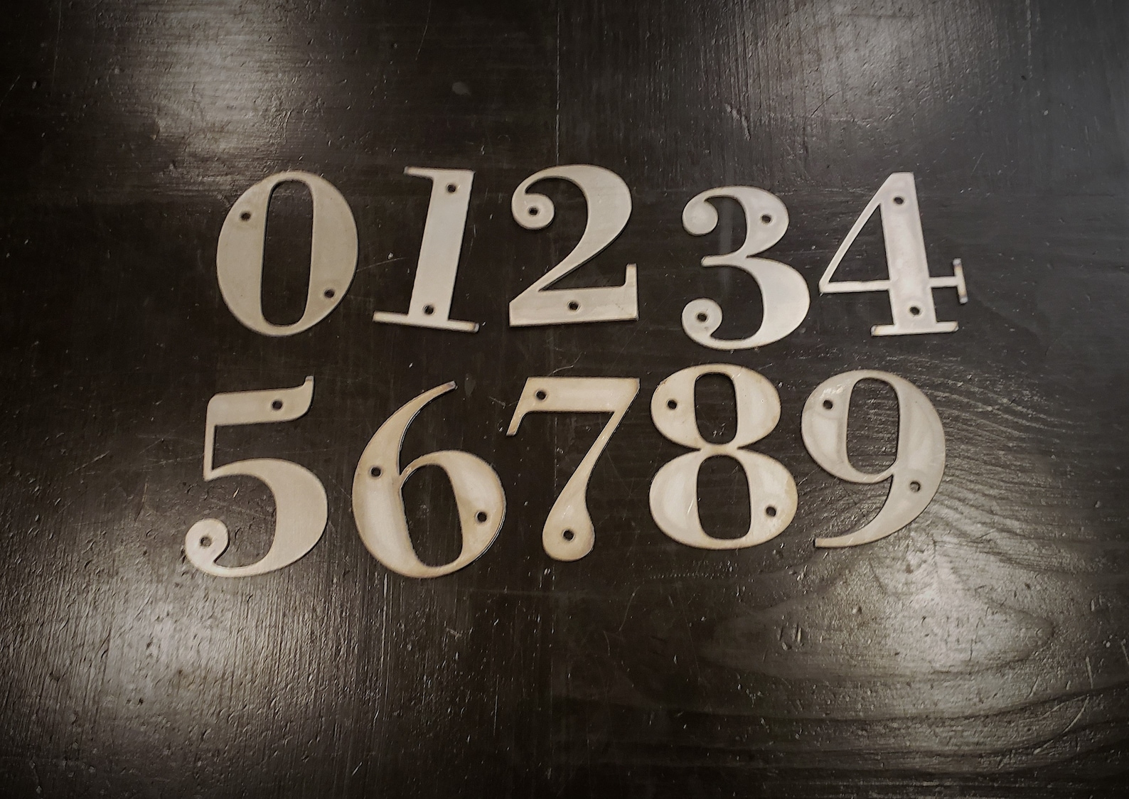 Metal Numbers BUNDLE for DIY Clock 4.5 Tall Rustic - Etsy