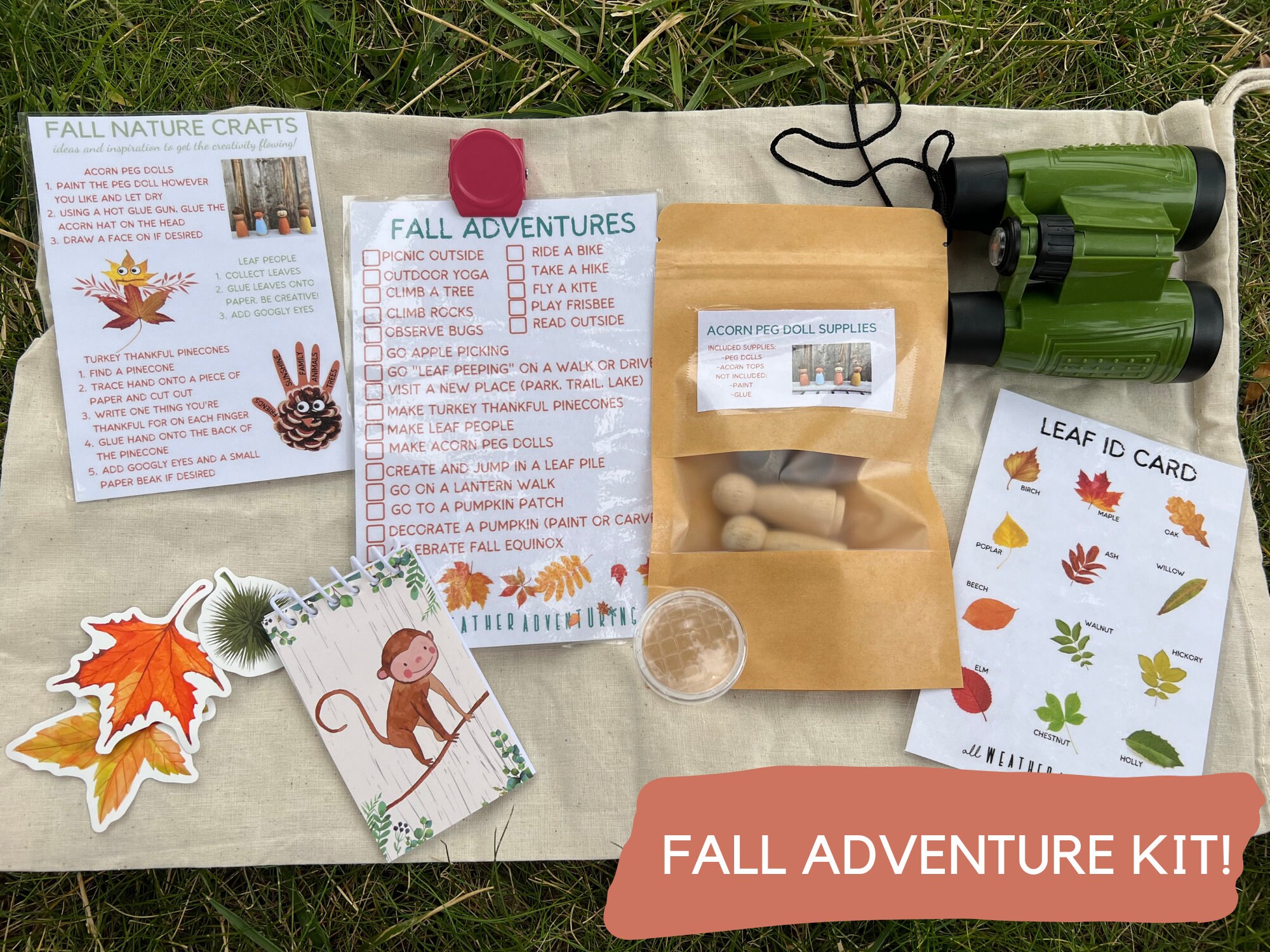 FALL Adventure Kit - Nature-based Learning - Connect With the Seasons ...