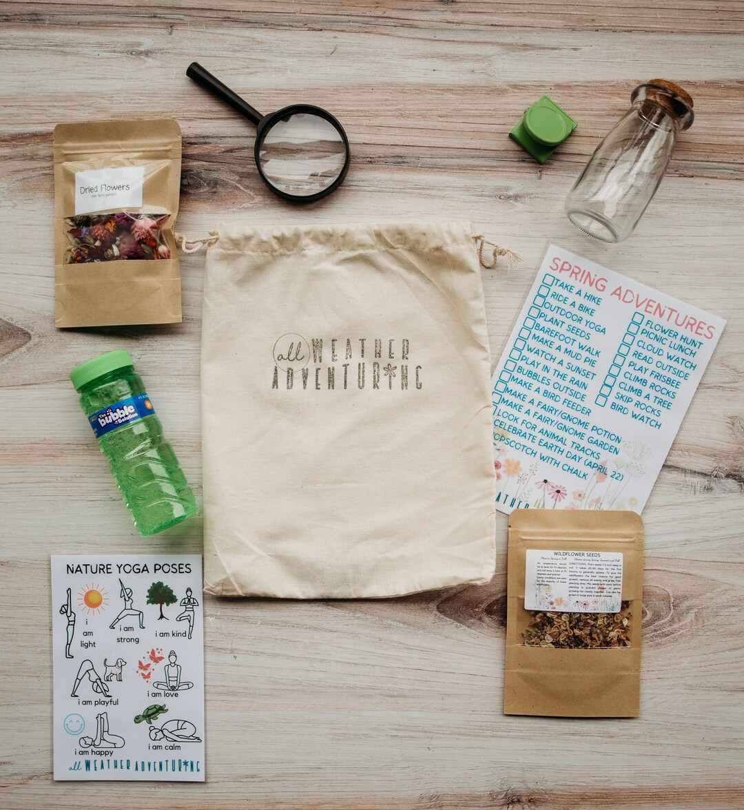 SPRING Adventure Kit - Nature-based Learning - Connect With the Seasons ...