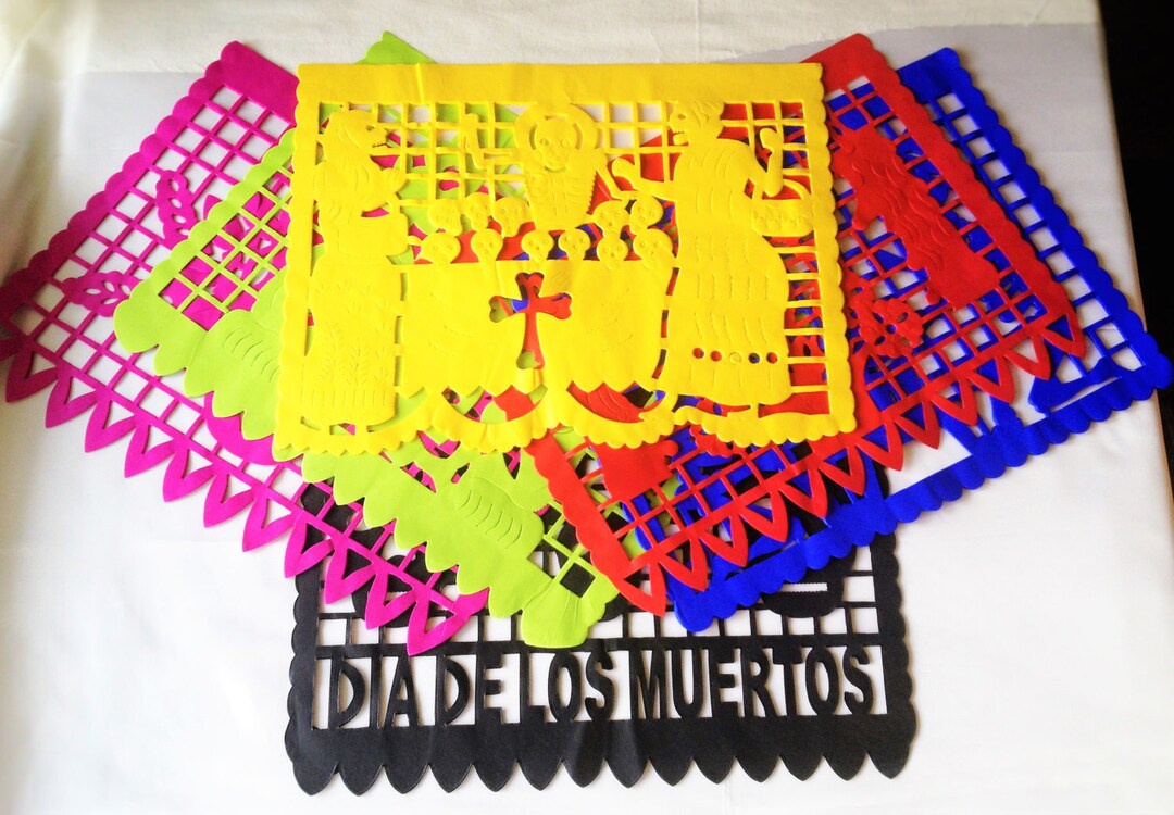 Day of the Dead Altar Paper - Dia De Los Muertos Papel Picado - Cut ...