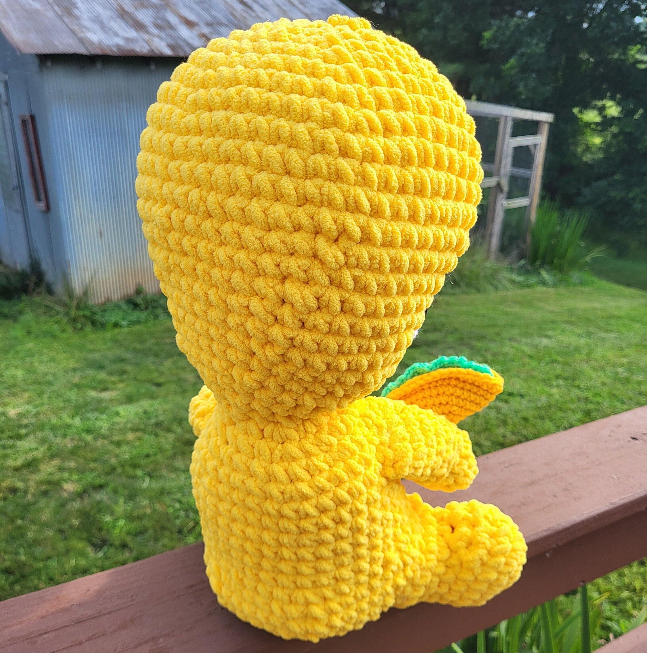 Extra Large Crochet Alien Plush Toy - Etsy